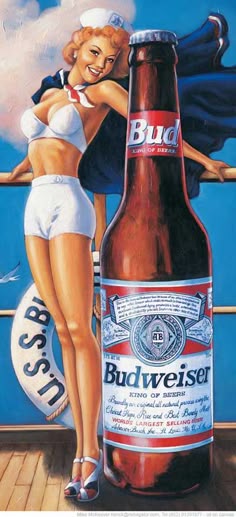 Advertising By Mike Mckeever For Budweiser Drink Budweiser With A