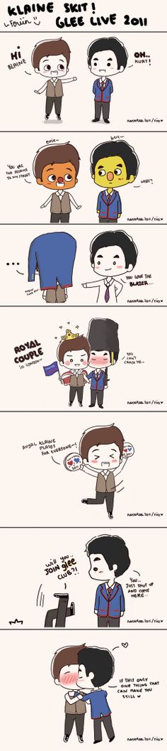 35 Klaine Fan Art Ideas Klaine Fan Art Glee