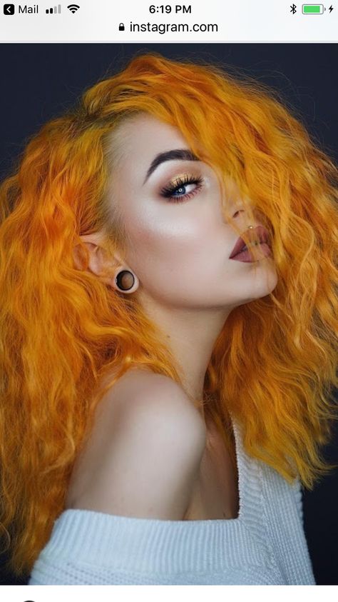 23 Orange Haarfarben Ideen Haarfarben Orange Haarfarben Bunte Haare