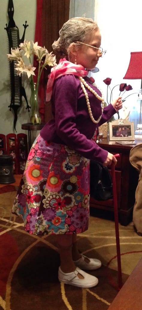 Dress Like A 100 Year Old Lady For The 100th Day Of School My Daughter