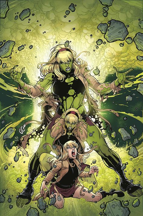 Gwen Stacy As She Hulk By Nick Bradshaw Futureimperfect Marvel Comics Personagens Da Marvel