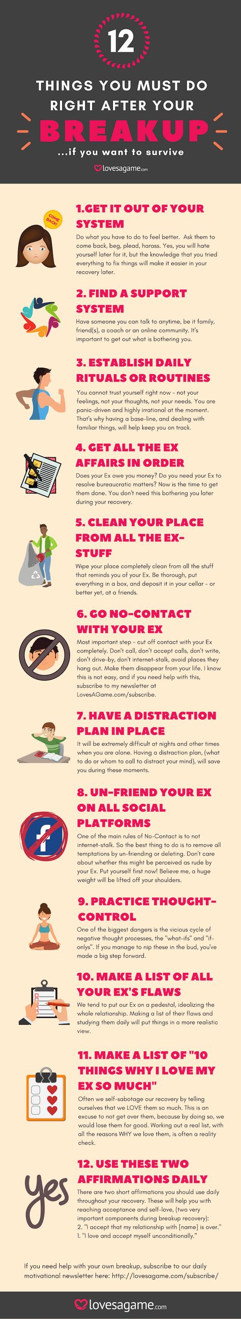 15 Best How To Get Over A Break Up Images On Pinterest In 2018 Get