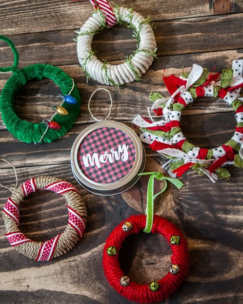 50 Best Crafts From Canning Jar Rings Images In 2020 Christmas Diy