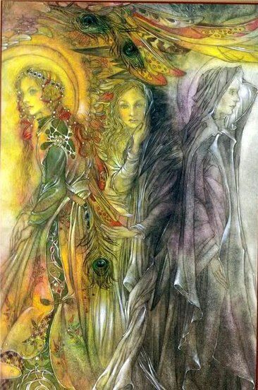 Maiden Mother And Crone Maiden Mother Crone Goddess Art Art
