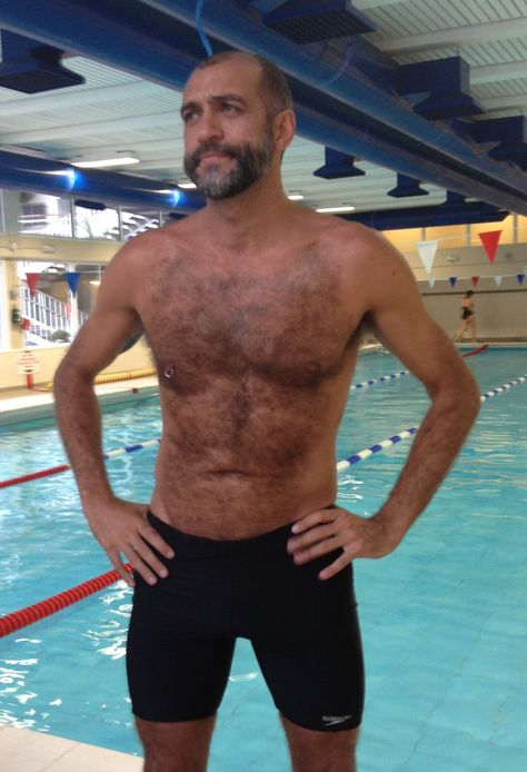 Hairy Swimmer Man And Sport Pinterest