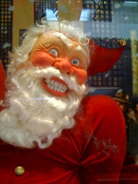 Scary Santa Claus I Am Afraidtengo Miedo Pinterest Santa Pictures Scary And Santa