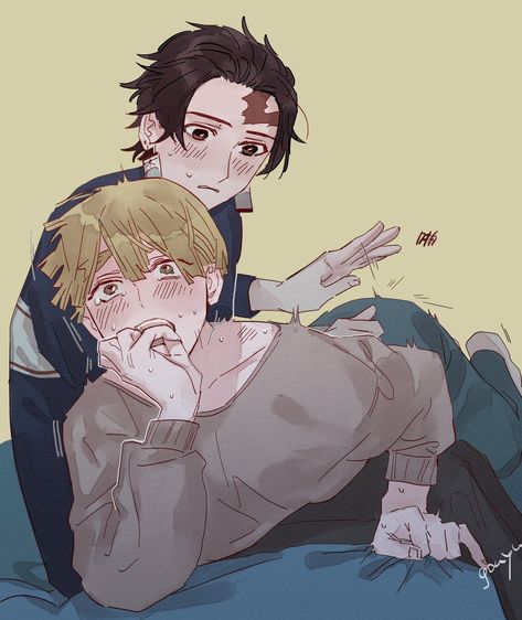 Zenitsu X Tanjiro Lemon