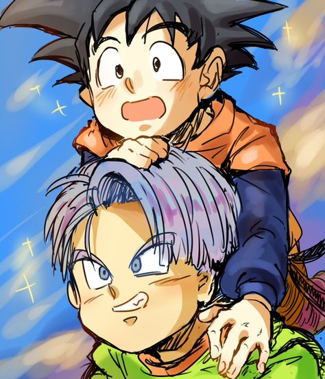 Trunks X Goten Kiss Ships Dragon Ball Arte Manga Y Manga