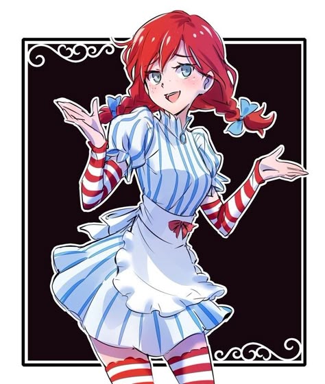 110 Wendys Fast Food Fan Art Ideas Wendy Anime Wendys Wendys Girl