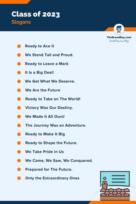 Class Of 2025 Slogans