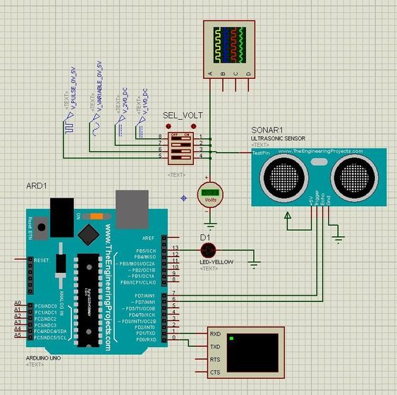 Arduino Simulator With Hc Sr04 Cubalasopa