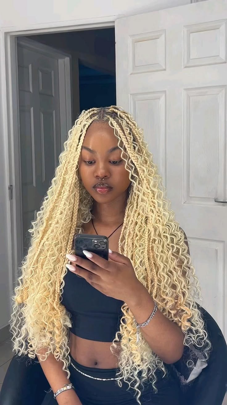 Blond Goddess Braids Braid Hairstyles Ideas 🤍 Braided By Stylecupid