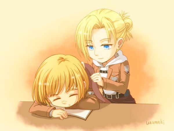 Annie And Armin 1 500 Photos Kyojin Shingeky Ataque A Los Titanes