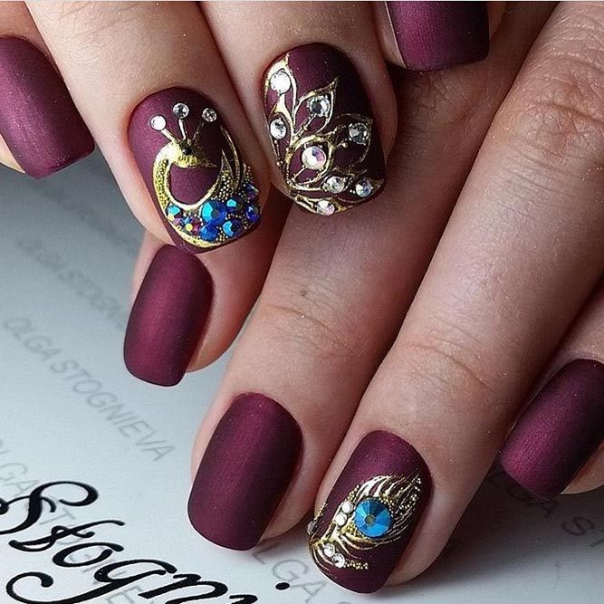 55 Newest Burgundy Nails Designs You Should Definitely Try In 2023