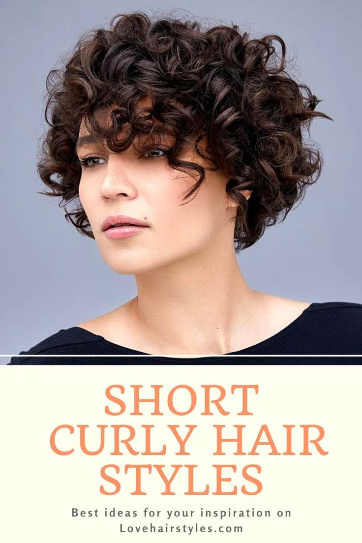 70 Sassy Short Curly Hairstyles To Wear At Any Age Short Layered Curly Hair Short Curly