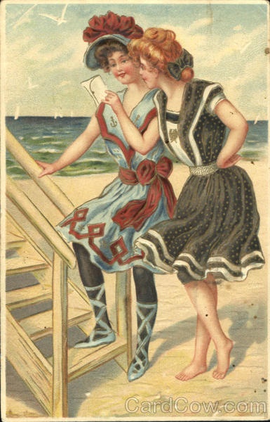 Bathing Beauties Illustration Ancienne Illustration Vintage Images
