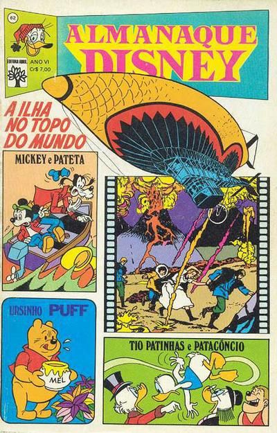 Cover For Almanaque Disney Editora Abril 1970 Series 62 Gibis