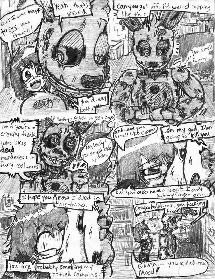 Pin By December Rose On Fnaf Comic Springtrap And Deliah Fnaf Drawings Fnaf Art Fnaf Comics