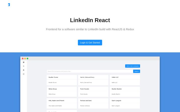 Linkedin Clone React Frontend Free Projects Frontend React App Plugins