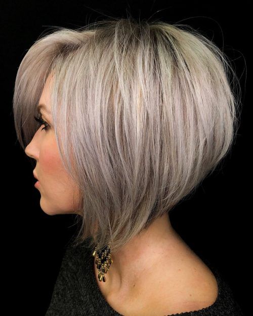 20 Trendiest Medium Layered Bob Haircuts For Shoulder Length Hair Stacked Bob Haircut Short