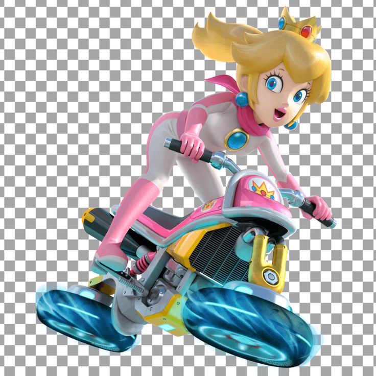 Princesa Peach Moto Png Super Mario Kart Peach Mario Bros Super Mario Bros Birthday Party