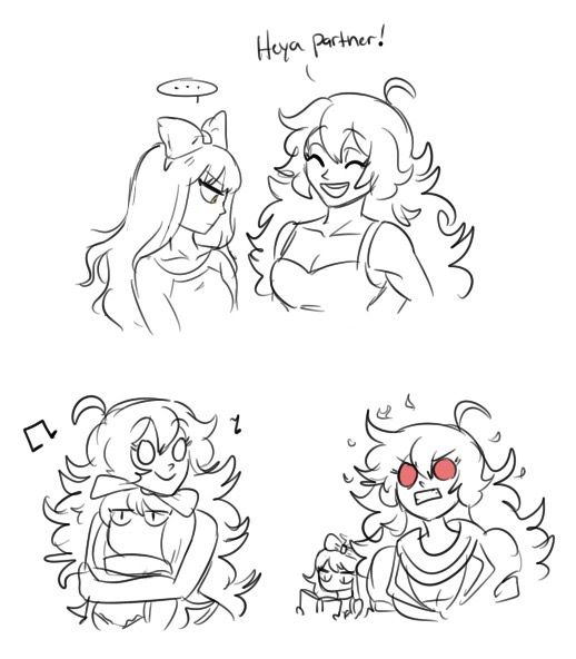 Pin By Mayhetta Haumahu On Rwby Rwby Funny Rwby Rwby Characters