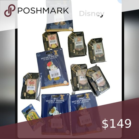 Lot Of 11 Disney Limited Edition Mickey And Princess Collectible Pins 2022 Nwt Mickey