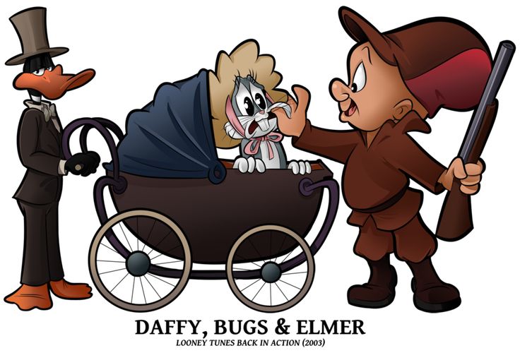 2003 Daffy Bugs N Elmer By Boscoloandrea Looney Tunes Cartoons Looney Tunes Wallpaper