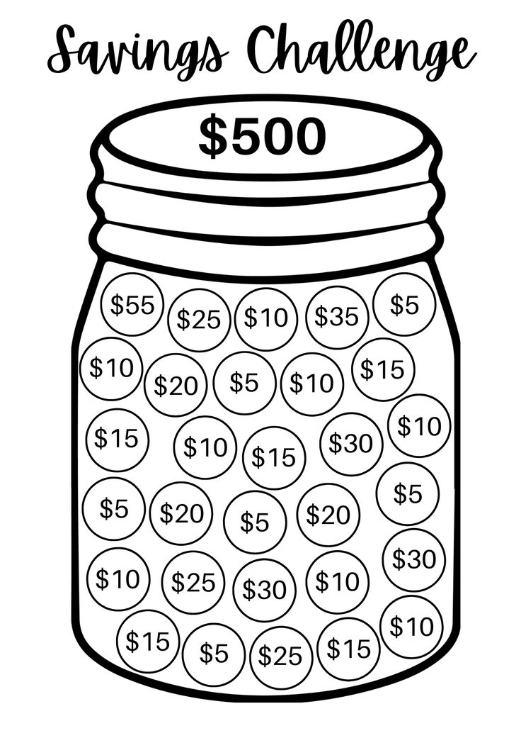 Savings Jar Colouring PageA fun way to track your savings. Colour in as ... Savings Jar Colouring PageA fun way to track your savings. Colour in as ...