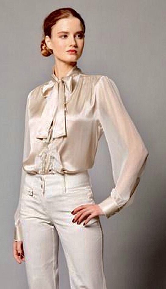 Pussy Bow Blouse Red Satin Blouse Sexy Blouse Blouse And Skirt Silk Satin Beautiful Blouses