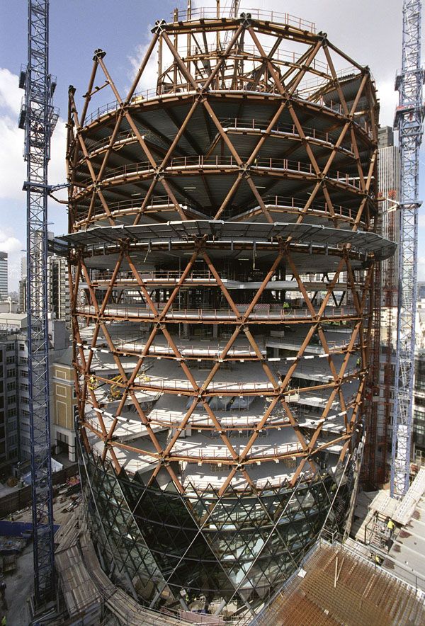 30 St Mary Axe Construction … | Параметрическая архитектура, Небоскребы ... 30 St Mary Axe Construction … | Параметрическая архитектура, Небоскребы ...