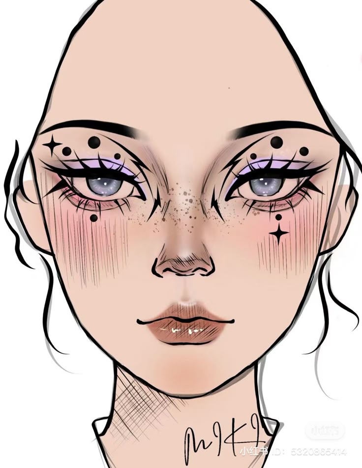 Pin By Kauan De On Douying Makeup Graphic Makeup Corrective Makeup