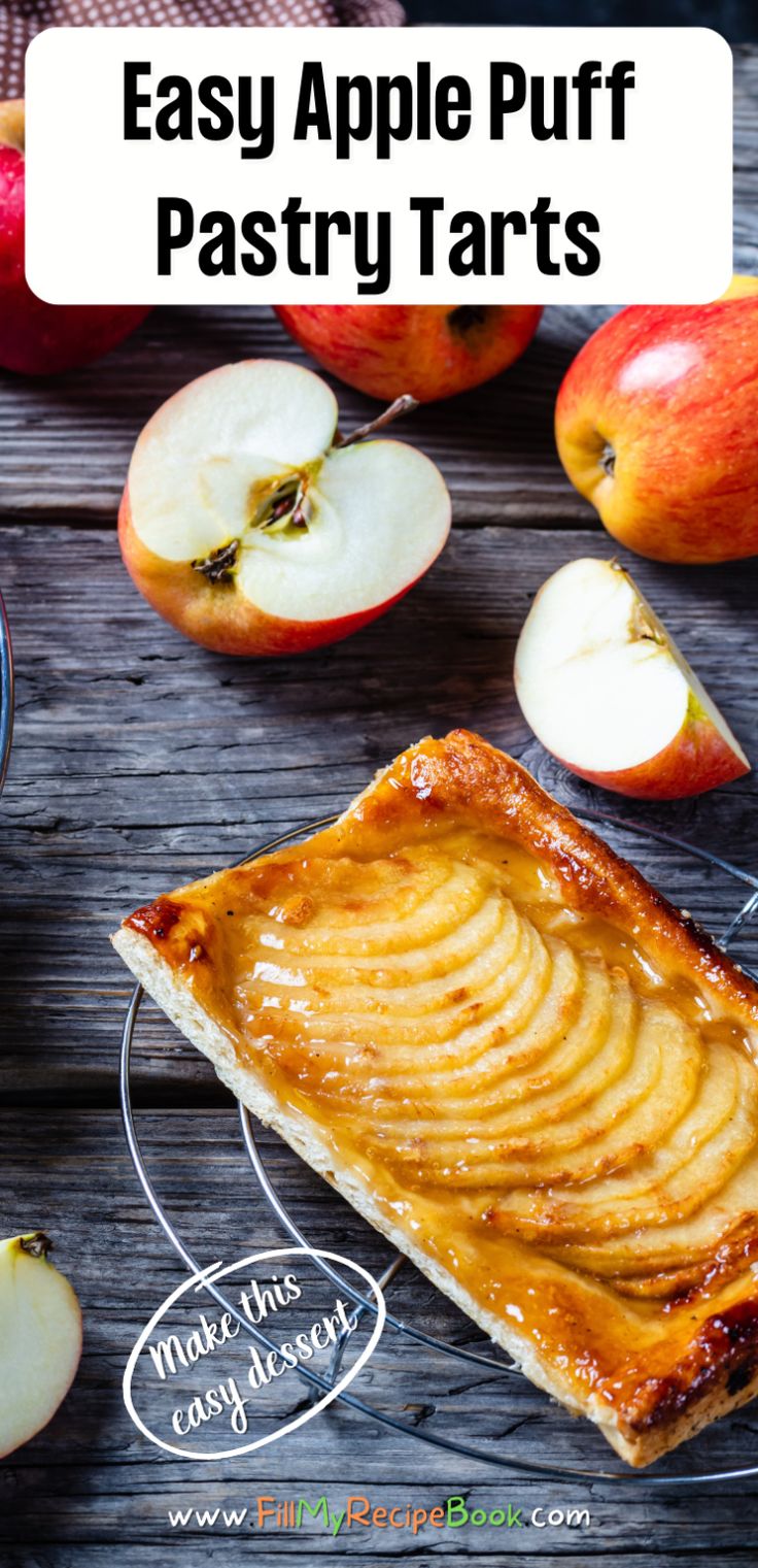 Easy Apple Puff Pastry Turnovers Recipe In 2023 Puff Pastry Tart Apple Recipes With Puff