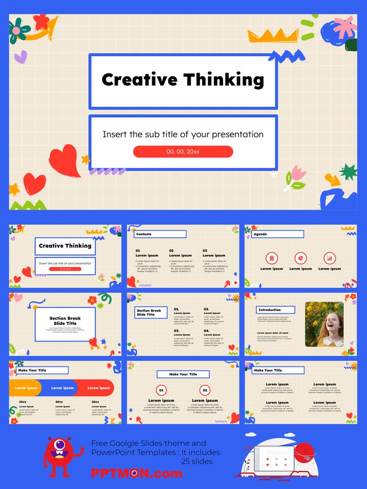 Creative Thinking Workshop Free Presentation Design for Google Slides ... Creative Thinking Workshop Free Presentation Design for Google Slides ...