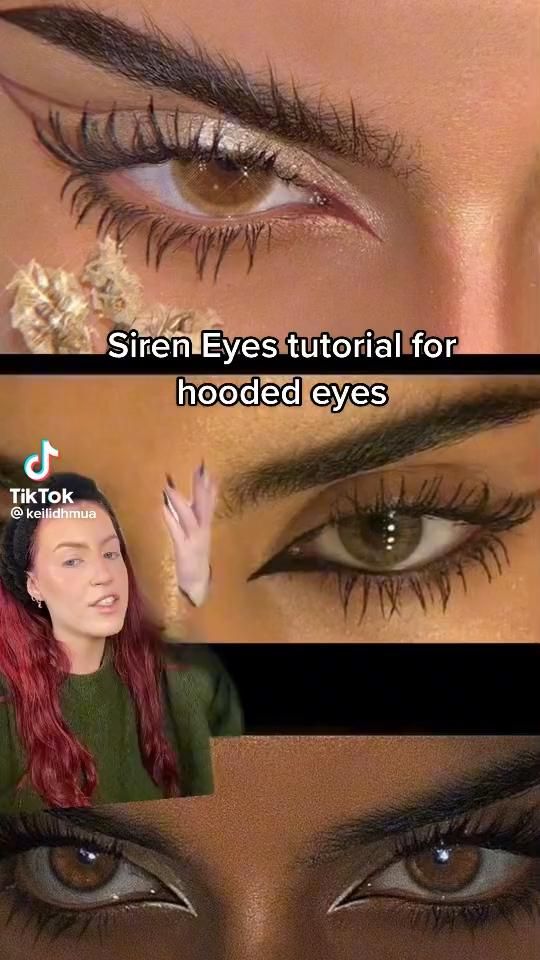 Siren Eyes Tutorial On Hooded Eyes Video Eye Makeup Tutorial Makeup Tutorial Makeup Routine