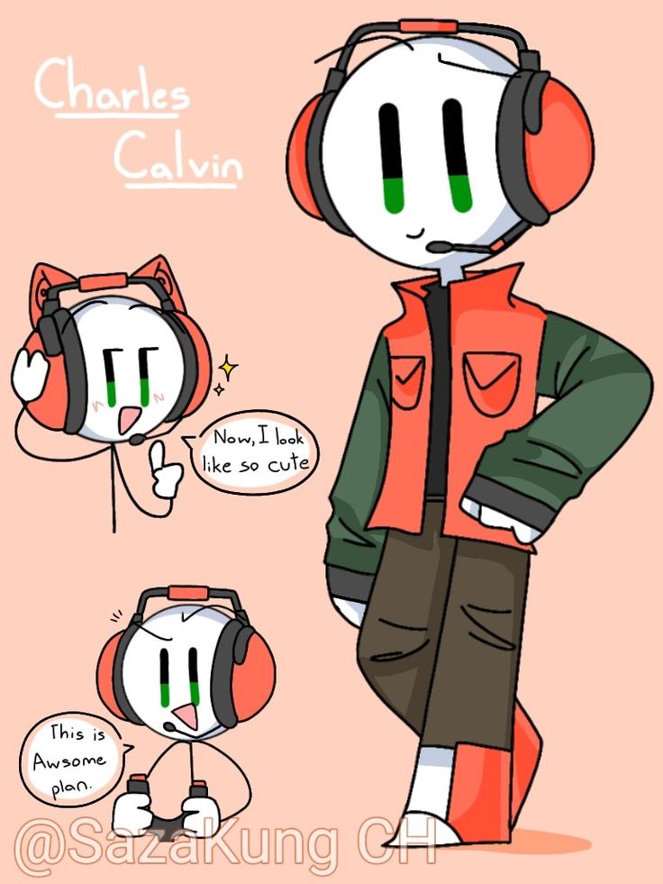 Charles Calvin Zelda Funny Cute Anime Character Period Humor