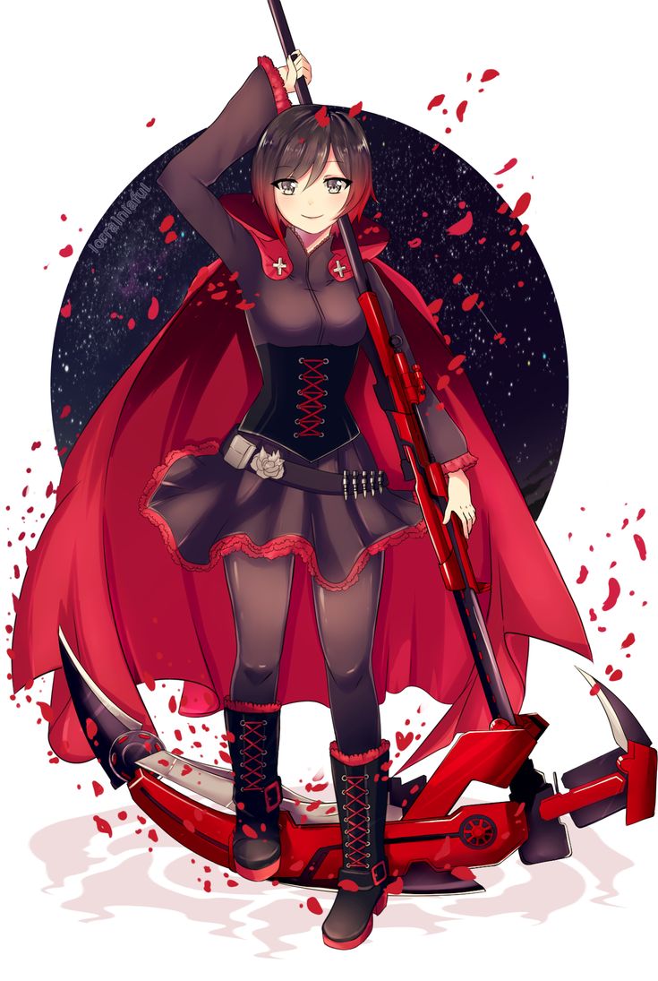 Rwby Ruby Rose By Lorrainiaful Ragazze Dei Fumetti Fumetti Ragazze