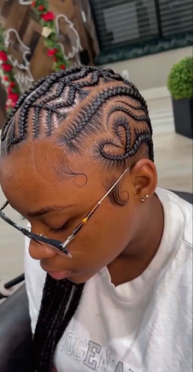Pin By Bernice Mitchell On Hair Styles For Salon Feed In Braids Hairstyles Quick Braided