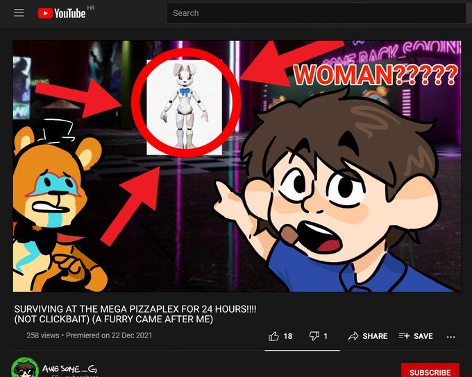 An Image Of A Cartoon Character Being Watched By Someone