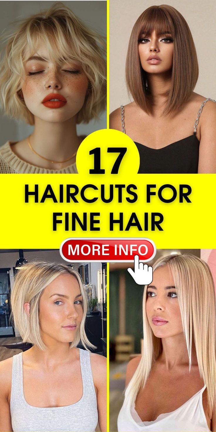 Effortlessly Chic Low Maintenance Haircuts For Fine Hair In 2024 Fine Hair Cuts Medium Length