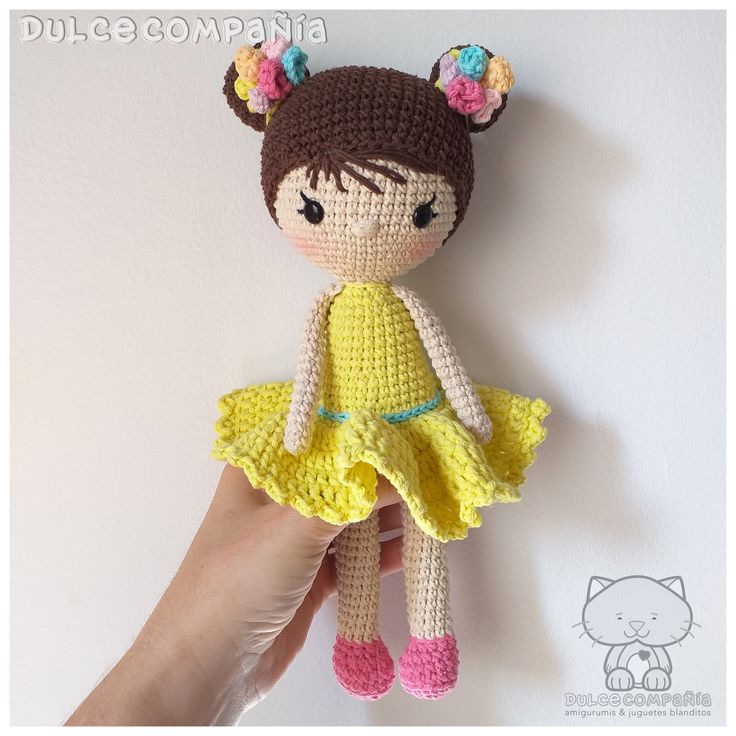 Chloe Amigurumi Doll Juguetes Dulces