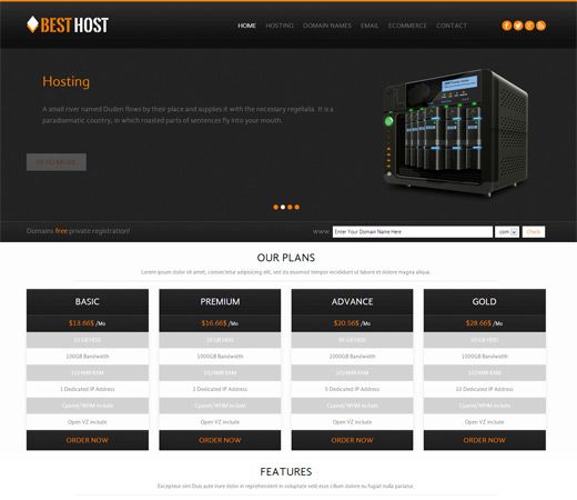Best Host Free Responsive Html5 Css3 Mobileweb Template