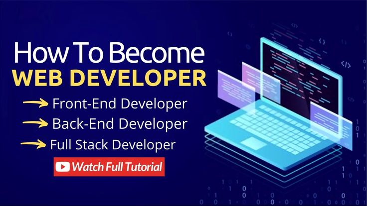 How To Become A Web Developer Front End Developer Back End Developer And Full Stack Developer