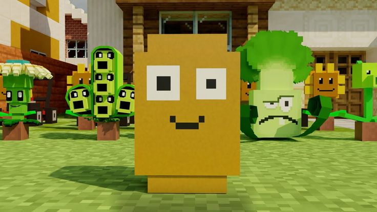 Plants Vs Zombies Trailer Minecraft Animation