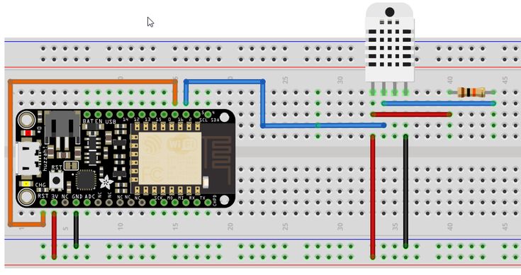 Mit Dem Günstigen Wifi Fähigen Arduino Kompatiblen Esp8266 Microcontroller Sensoren Bauen Und