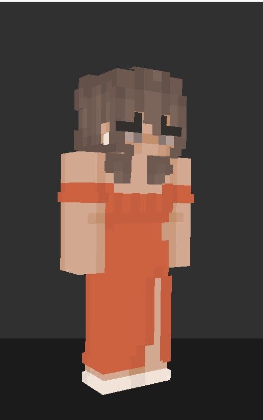 Red Prom Dress In 2021 Minecraft Girl Skins Minecraft Skins Minecraft Skins Red