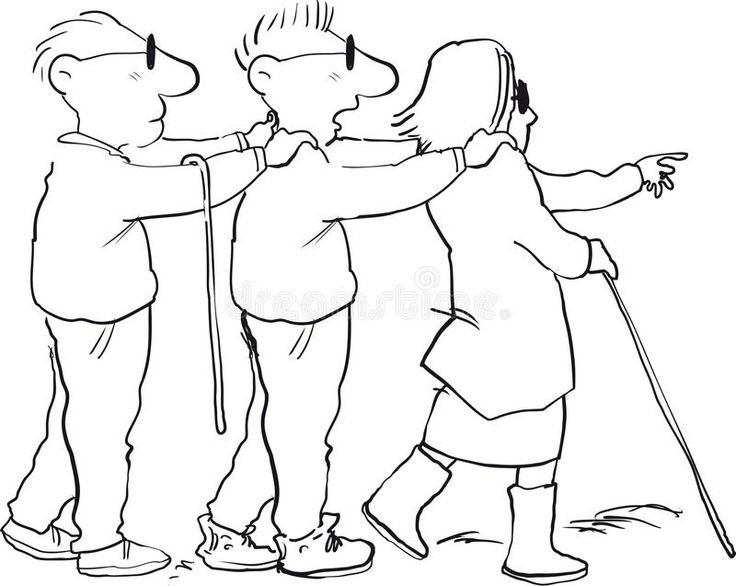 Blind leading blind. Three blind people walking in a line #Sponsored ... Blind leading blind. Three blind people walking in a line #Sponsored ...