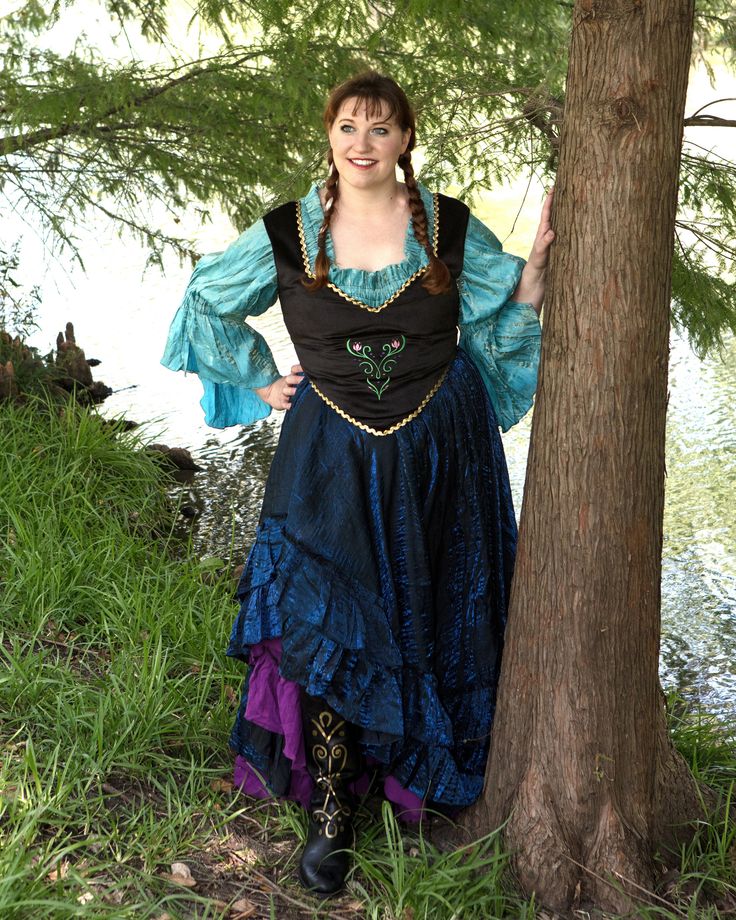 Anna Frozen Blue Dress Skirt