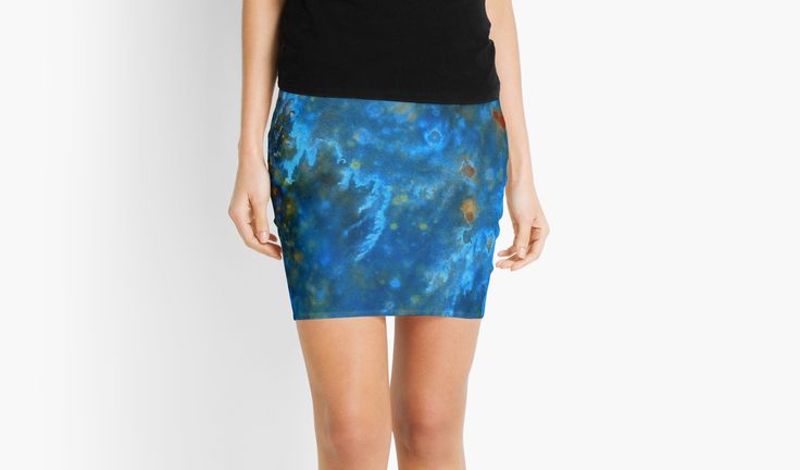 39 Mini Skirt By Impactees Mini Skirts Blue Mini Skirt Tie Dye Skirt