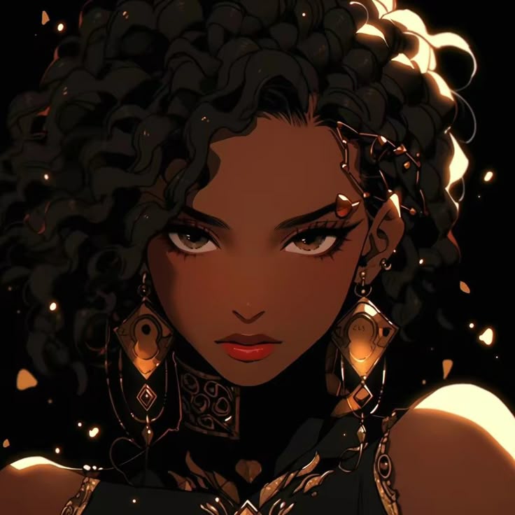 Black Women Art Black Girls Black Magic Cute Art Styles Cartoon Art Styles Character